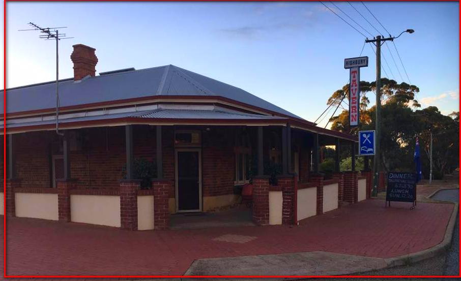Highbury Tavern, Scott Street, Highbury WA, – Country Pub Camping